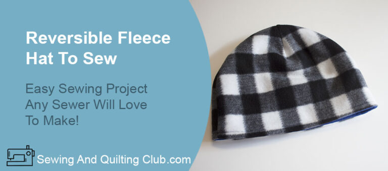 Reversible Fleece Hat To Sew