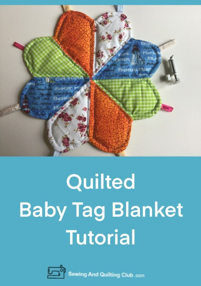 Baby Tag Blanket Tutorial