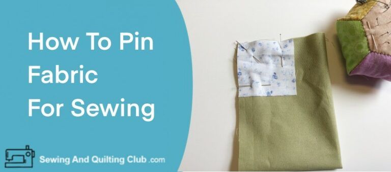 How To Pin Fabric For Sewing